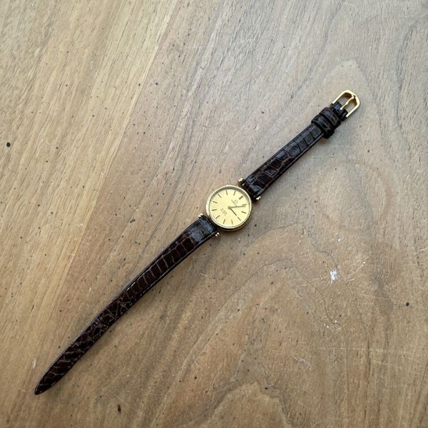 Ladies Omega De Ville Gold Plate Ladies Watch Ref 1353 (SPARES ...