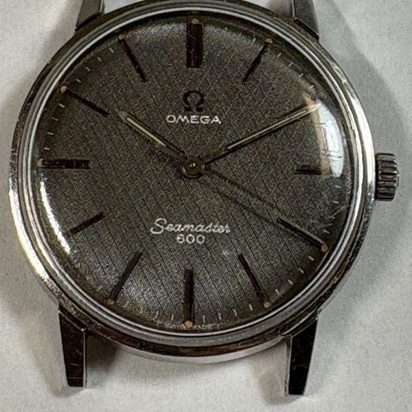 Vintage Omega Seamaster 600 RARE Gray Linen Dial Cal 601 135.011 ...