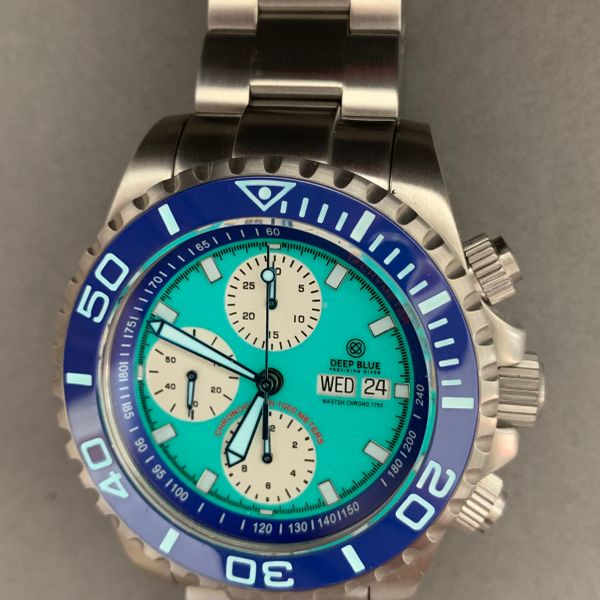 Deep Blue Master Chrono 7750 | WatchCharts Marketplace