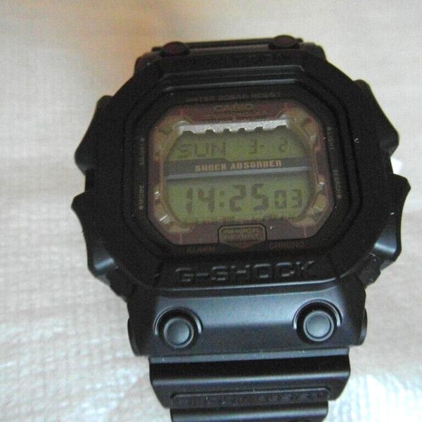 CASIO G SHOCK KING WITH POSITIVE DISPLAY GX- 56 SOLAR POWERED MILITARY ...