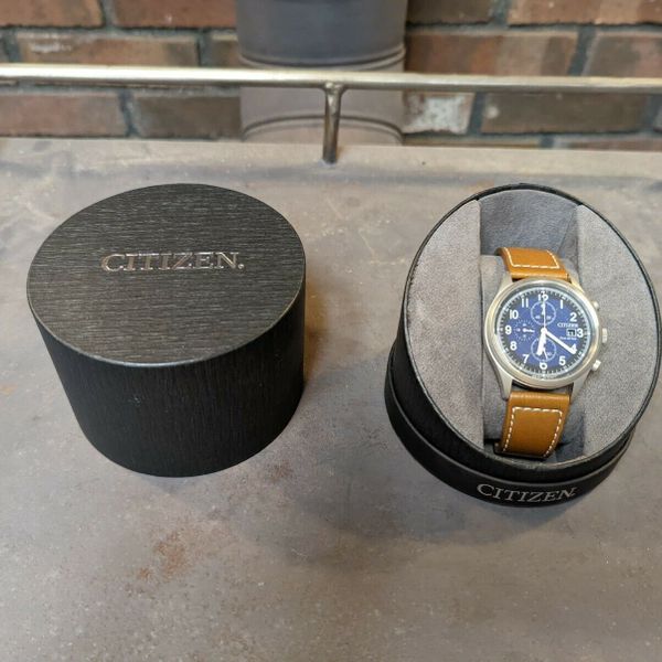 Citizen Eco-Drive Chandler Blue Men's Watch - Chronograph CA062105L ...