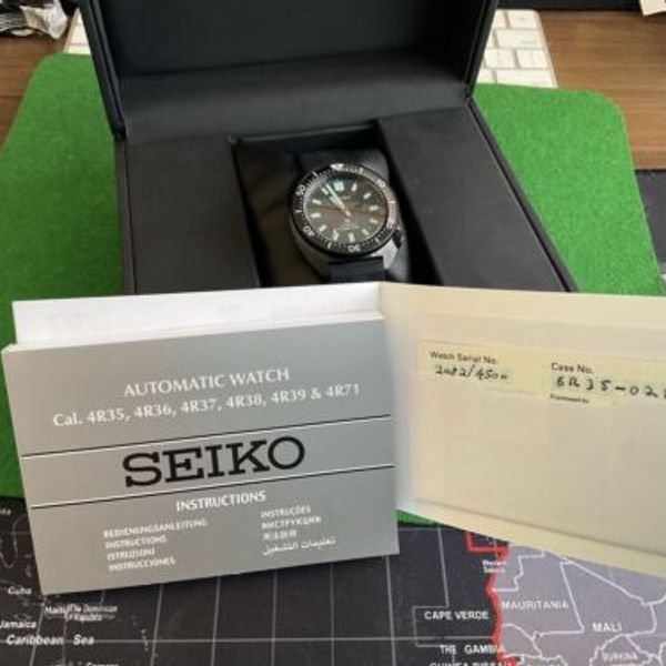 Seiko Prospex Black Series Night Turtle Limited Edition SPB335J1 ...