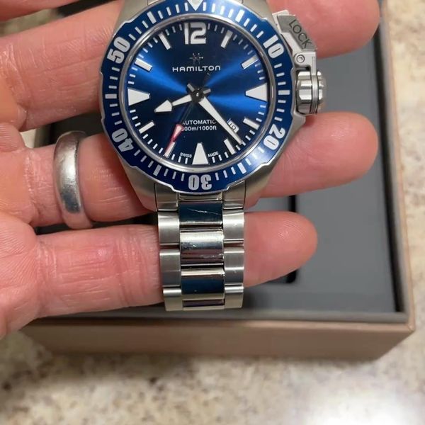 [WTS] Hamilton Navy Frogman Auto w Bracelet | WatchCharts Marketplace
