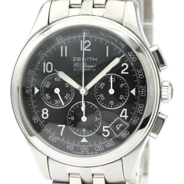 Zenith (ZENITH) Class El Primero Chronograph Stainless Steel Self ...