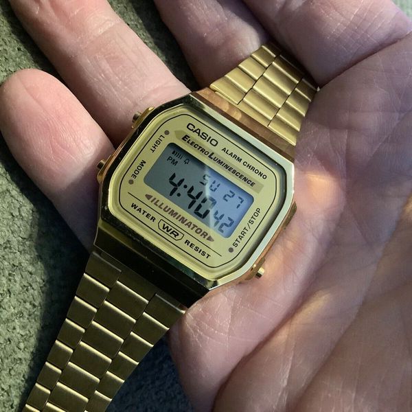 Vintage Casio A168 Electro Luminescence Watch | WatchCharts Marketplace
