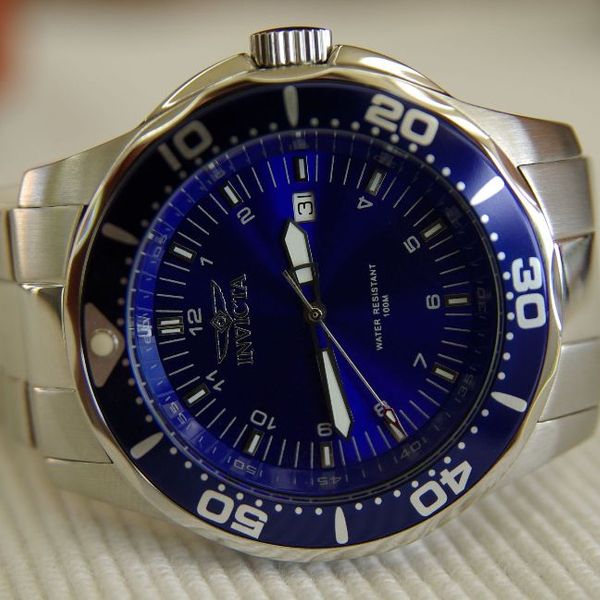 FS: Invicta 5368, blue dial, SS band | WatchCharts