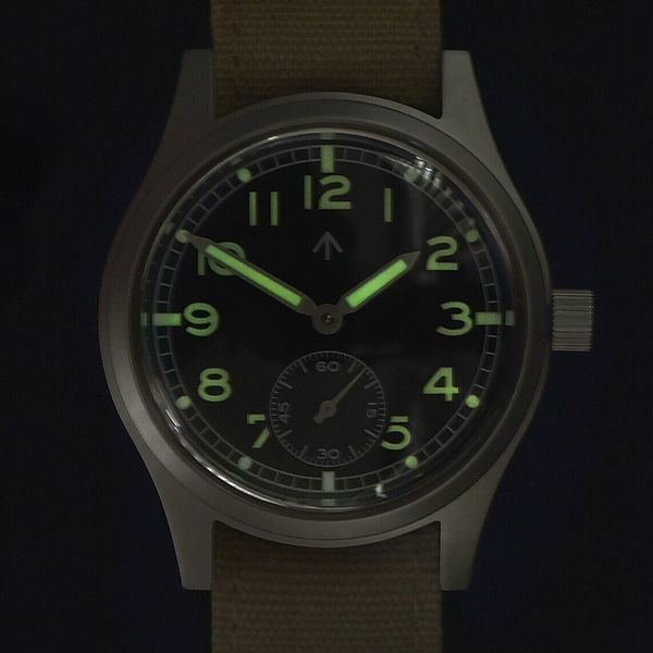 MWC WW2 Pattern "ATP" Watch with Cream Dial and 21 Jewel Automatic ...