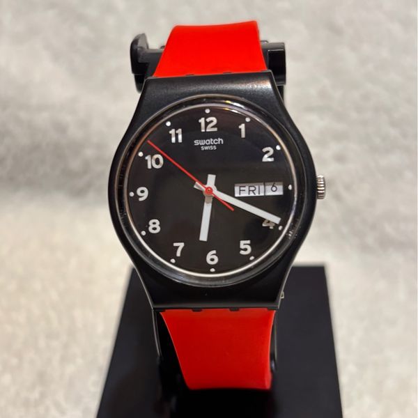 Swatch Red Grin Watch - Red x Black | WatchCharts Marketplace