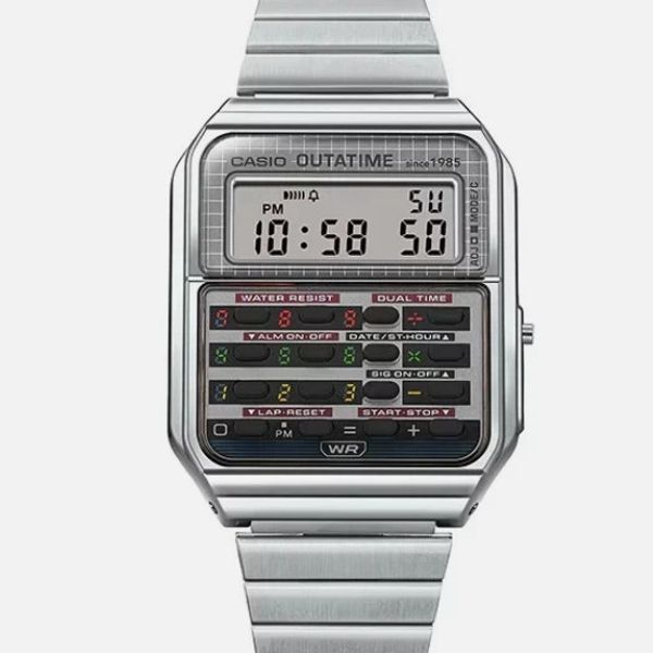 CASIO Back to the Future OUTATIME Collaboration Watch CA-500WEBF-1A ...