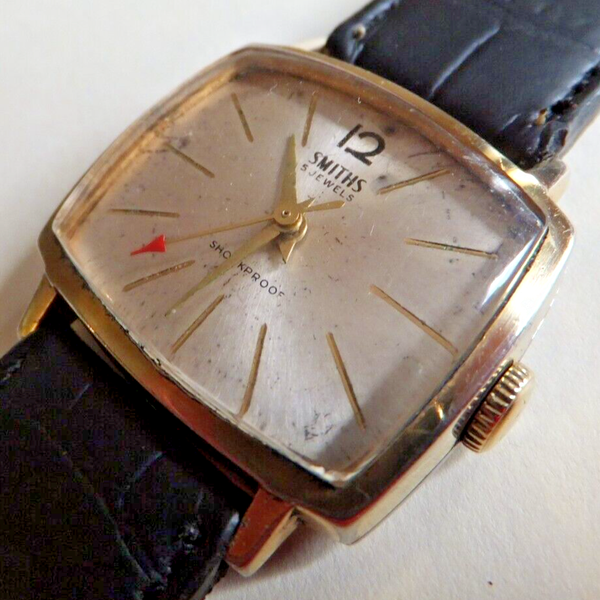 1960's British Made Smiths Mechanical Wind Up TV Dial Wristwatch ...