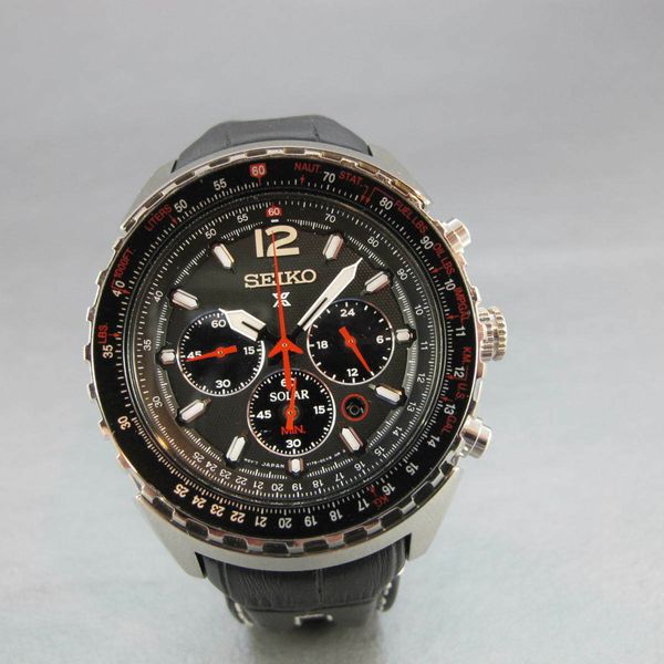 Seiko Men's Prospex ssc289 Solar Aviation Chronograph Watch NO RESERVE ...