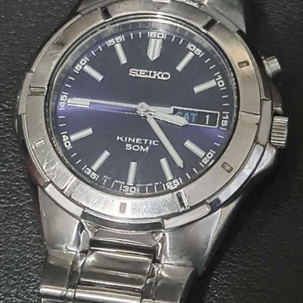 seiko kinetic divers watch 5bar,5M63-0AE0 | WatchCharts Marketplace
