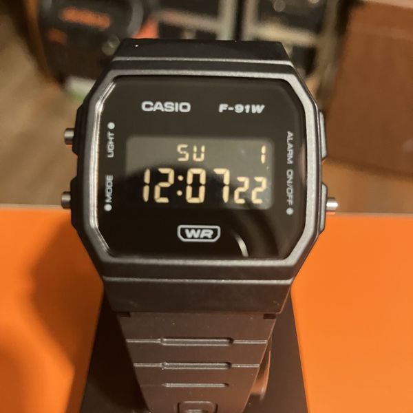 Custom Casio F91WB with Inverted Screen Mod | WatchCharts Marketplace