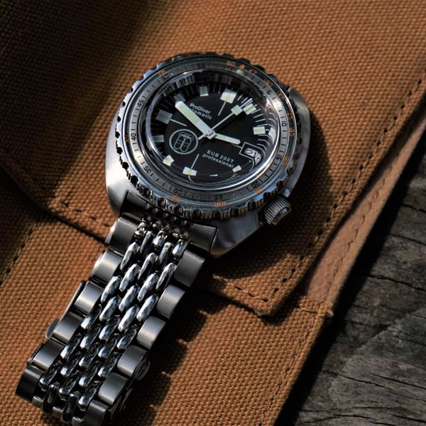 FSOT: Custom Seiko "Soxa" mod. Doxa Homage. White on Black. Fresh build ...