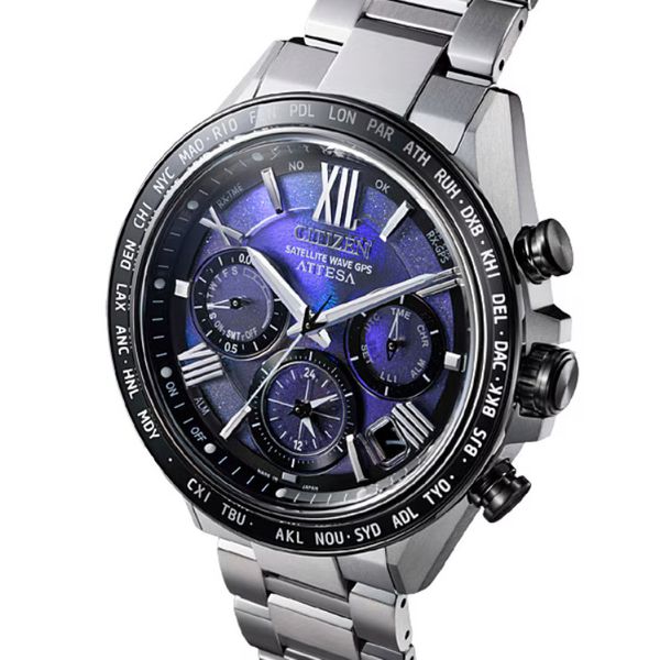Citizen CC4075-50L Attesa limited SuperTitanium analog GPS Eco-Drive ...