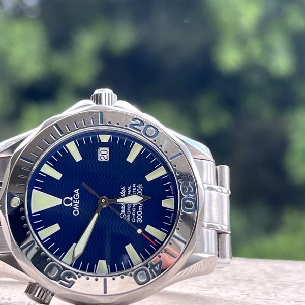 [$2,600 USD] FS Omega Seamaster Professional 300M 2255.80 Electric Blue 41mm Automatic box and ...