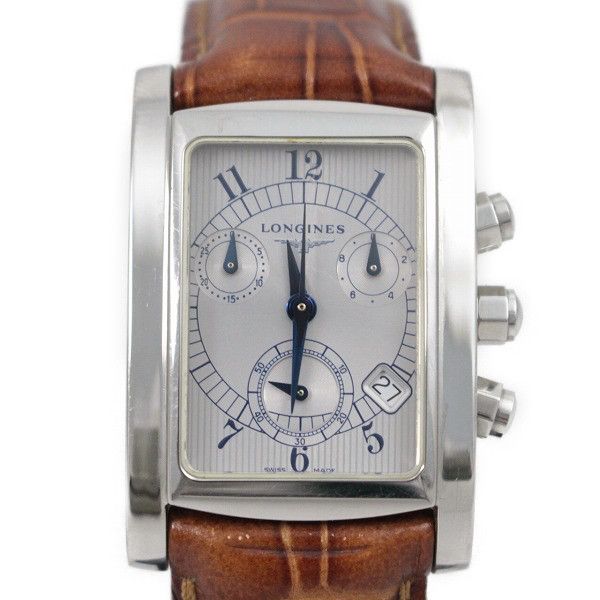 [Used] [Battery replaced] Longines Dolce Vita Chronograph Quartz Men's ...