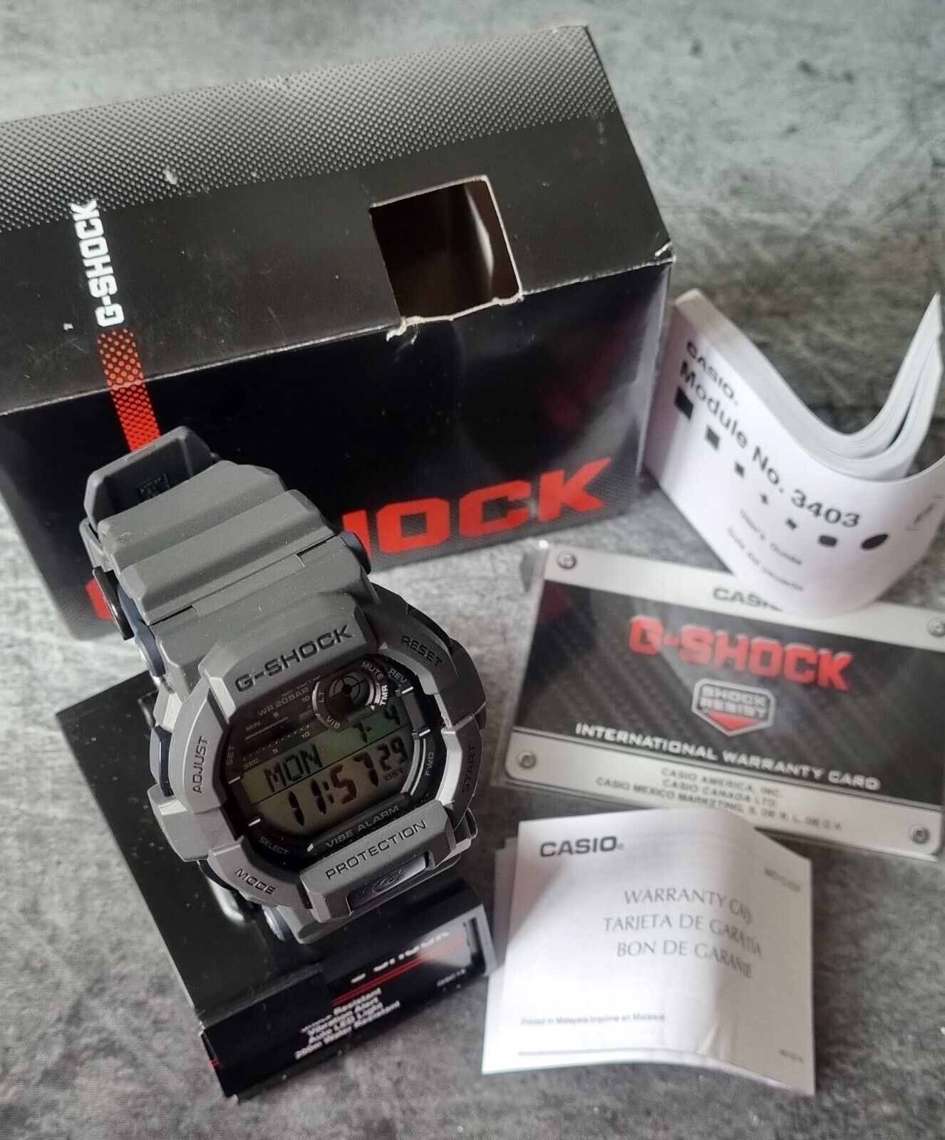 Casio G-Shock GD-350-8CS full set in superb condition!! | WatchCharts