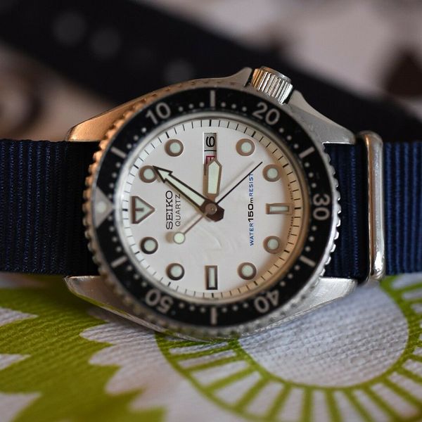 SEIKO 6458-600B diver 150m midsize quartz japan rare | WatchCharts ...