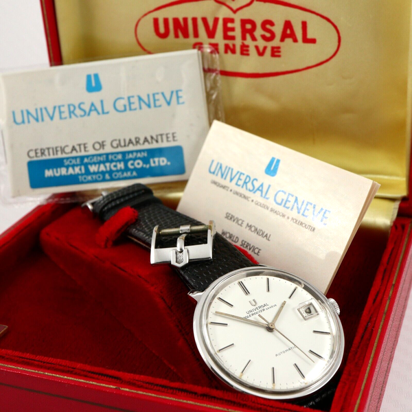 UNIVERSAL GENEVE POLEROUTER 869114-02 Cal. 1-69 Swiss Automatic Watch ...