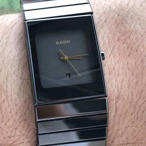 RADO DIASTAR WATCH HIGH TECH CERAMIC & TITANIUM QUARTZ MENS SWISS MADE ...