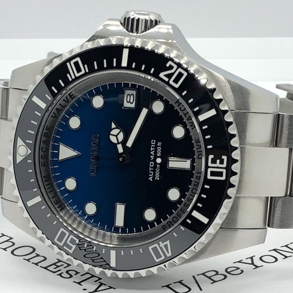 FS: Cronos DSSD Homage with gradient Blue/Black dial NH35 | WatchCharts ...