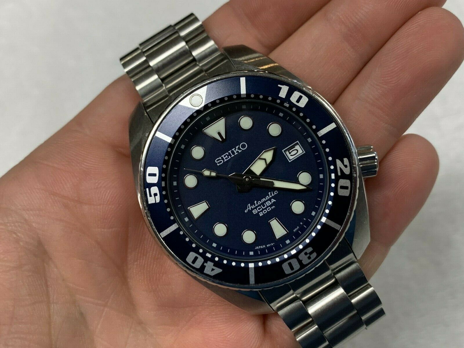 Seiko Prospex Scuba SBDC003 Blue Sumo 'Blumo' Automatic Watch | WatchCharts