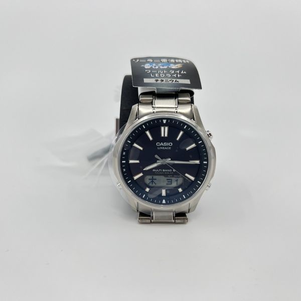 CASIO LINEAGE LCW-M100TSE-1AJF Solar Radio Titanium Men Watch LCW ...