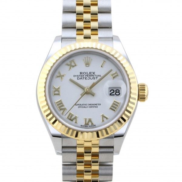 Rolex ROLEX Datejust 28 279173 White Roman Dial New Watch Ladies ...
