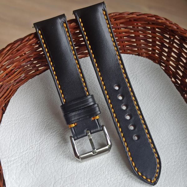[WTS] Horween Chromexcel Leather In Black. Strap, Quick Release, Custom ...