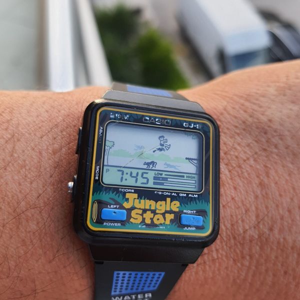 Casio Vintage Game Watch Jungle star GJ-9 | WatchCharts Marketplace