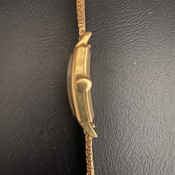 Hamilton 14K Gold Watch 14K Gold Band Vintage 1950's 19 Jewel 982 ...