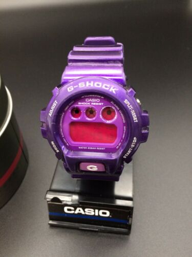 Rare Casio Purple G-Shock Men's Watch DW6900CC - Original Tin - FREE ...
