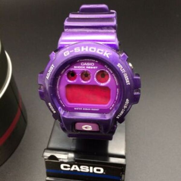 Rare Casio Purple G-Shock Men's Watch DW6900CC - Original Tin - FREE ...