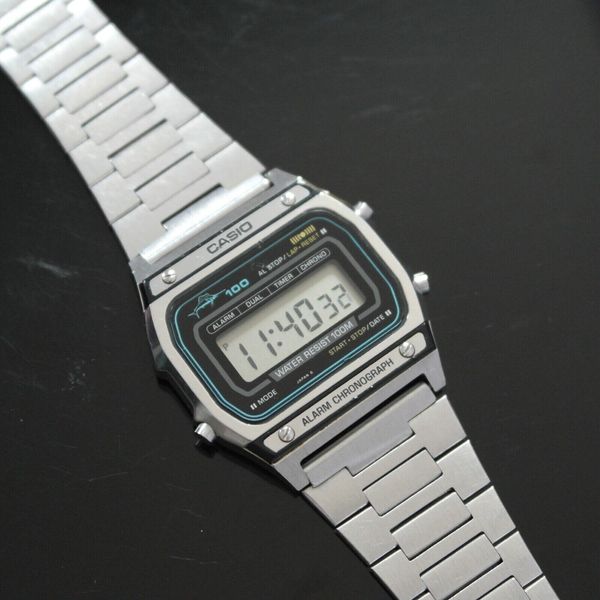 VINTAGE CASIO WS-710 MARLIN MODULE {145} 1981 Men's Slim Watch Very ...