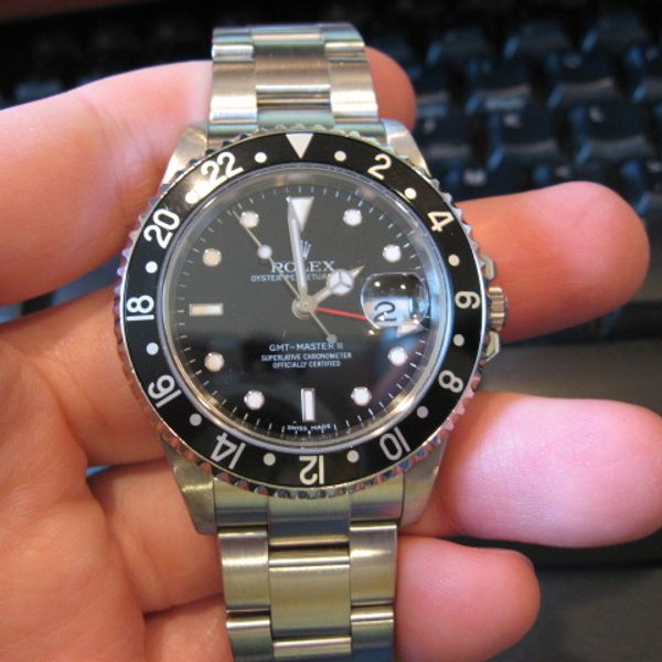 Fs: Rolex 16710 gmt master ii error dial 'd" series | WatchCharts ...