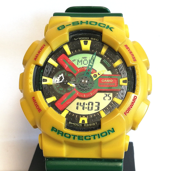 Casio 5146 G-Shock GA-110RF-9A Rastafarian Edition | WatchCharts ...