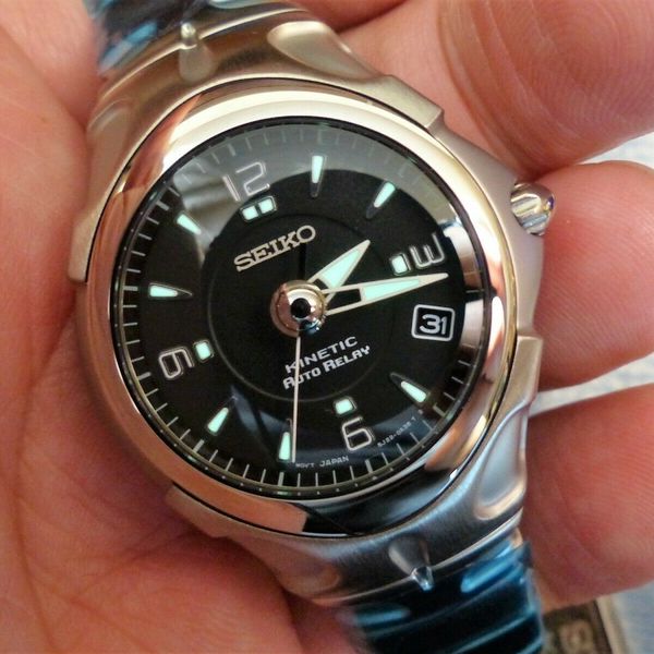 Seiko Kinetic Auto Relay 5J22-0A30 Ref: SMA015P5 NOS Box/Papers/Serviced New | WatchCharts ...