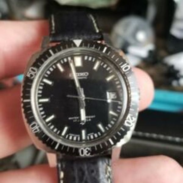 Authentic vintage very rare Seiko 7005 8052 Diver Poor Man Watch SS *4 | WatchCharts Marketplace