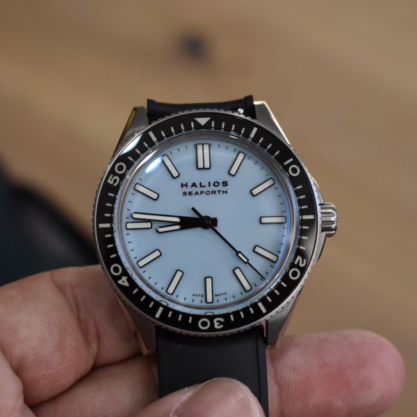 [WTS] Halios Seaforth IV - Pastel Blue Dial - Titanium Case on Rubber ...