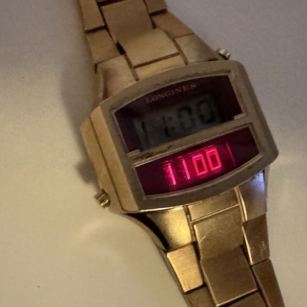 longines gemini led/lcd rare wristwatch as is | WatchCharts Marketplace