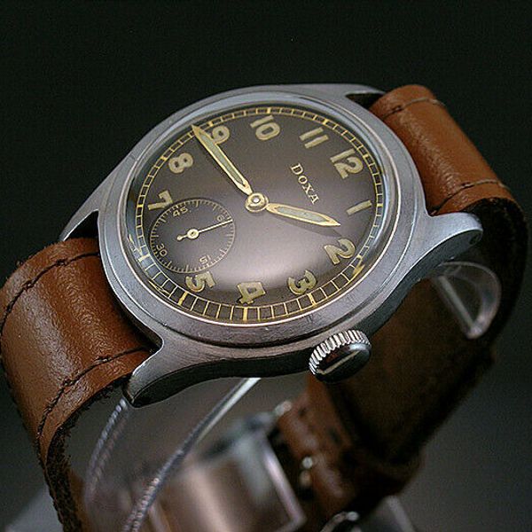 DOXA DH, VERY RARE MILITARY WRISTWATCHES for GERMAN ARMY, WEHRMACHT of ...