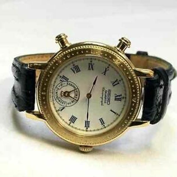 Men’s Seiko “Magic Hands” Quartz Chronograph Watch (8M25-6149 ...