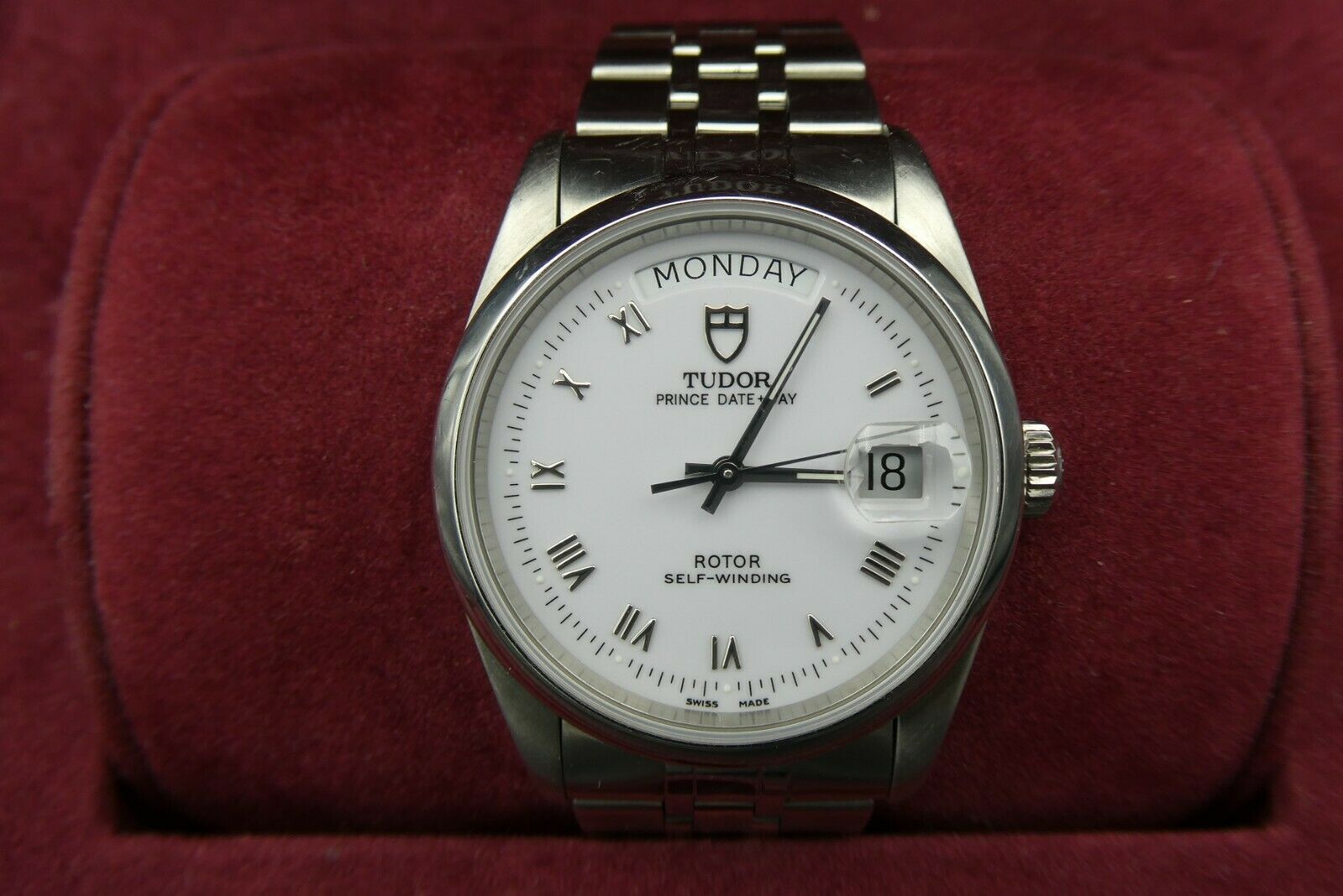 Tudor Prince Day Date 76200 Automatic Swiss Made Full Set | WatchCharts ...