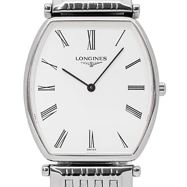 [LONGINES] Longines "Grand Classic Tonneau" L4.705.4.11.6 Men's Quartz ...