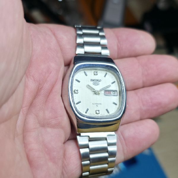 Vintage Rare 100% Original Seiko White Dial 7S26A Automatic Movement ...