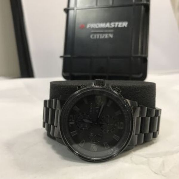 Citizen Eco-Drive Men's PROMASTER NIGHTHAWK Chronograph Watch CA0295 ...