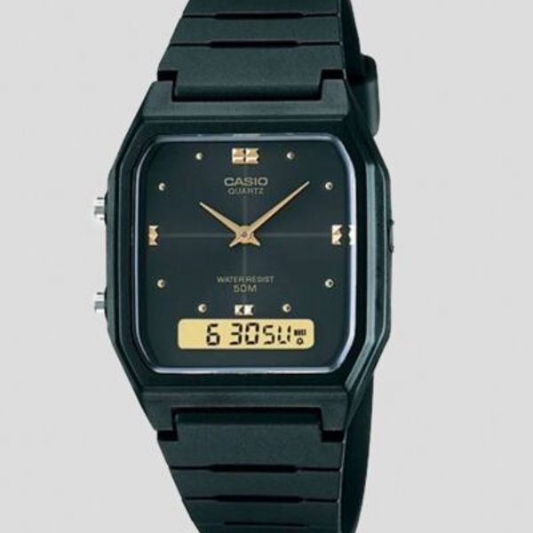 Casio Unisex Analogue Digital Wrist Watch Classic Dual-Display with ...