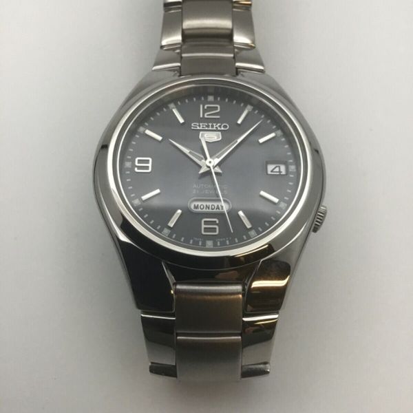 Seiko 5 Automatic 21 Jewels Stainless Steel Day/Date Analog SNK621K1 ...