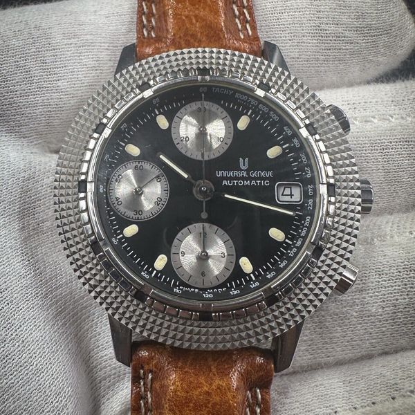 Universal GenÃ¨ve Tri-Compax Chronograph 104.42.980 Steel 39mm Valjoux ...